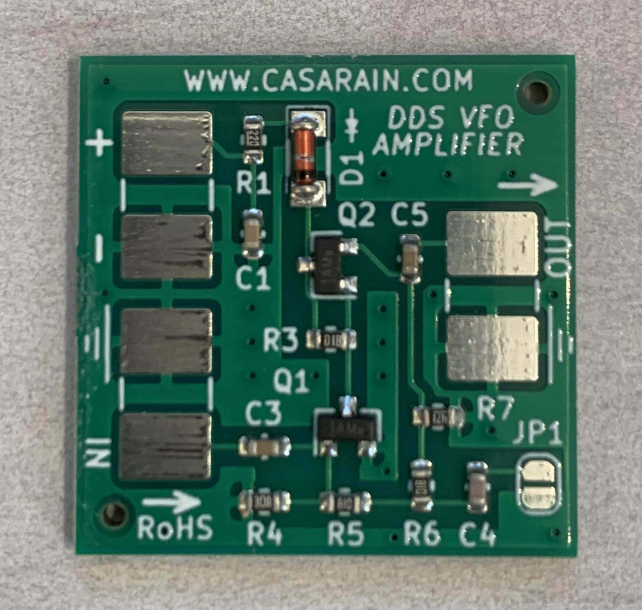 DDS VFO Amplifier – RCD CasaRain